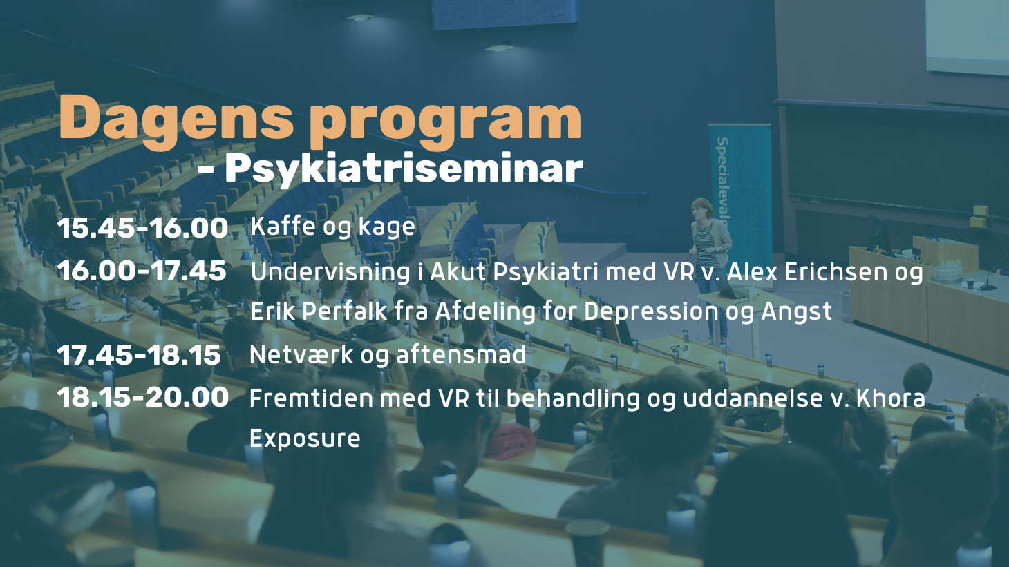 Psykaitriseminar med fokus på VR - Psykiatrien i Region Midtjylland - til fagpersoner